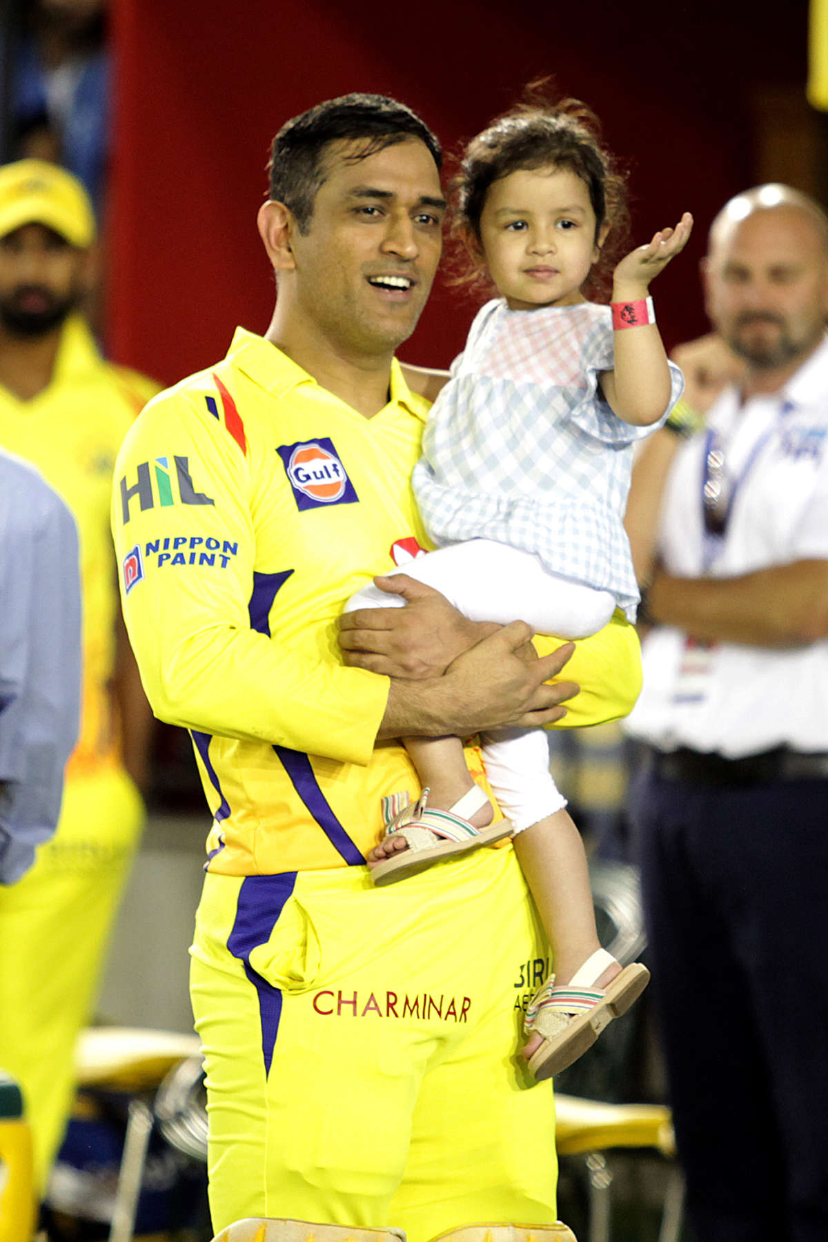 does dhoni have a son