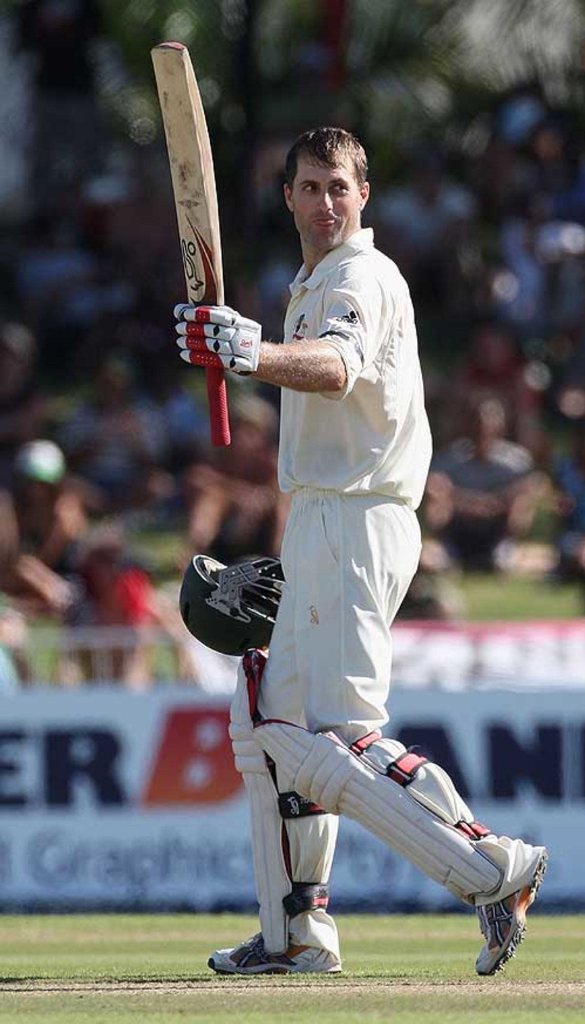 Simon Katich celebrates his seventh Test hundred | ESPNcricinfo.com