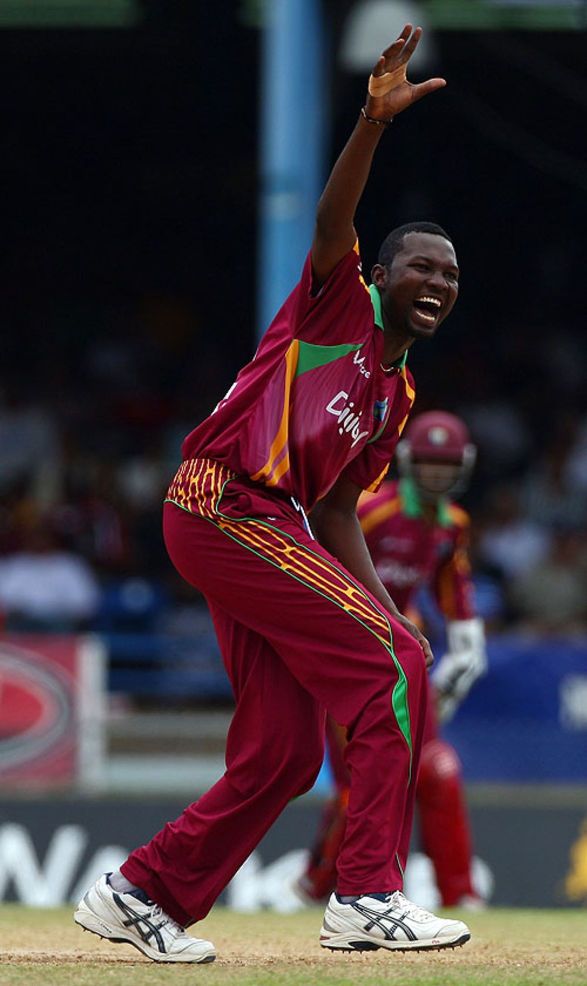 Sulieman Benn claimed three wickets, including the big scalp of Kevin ...