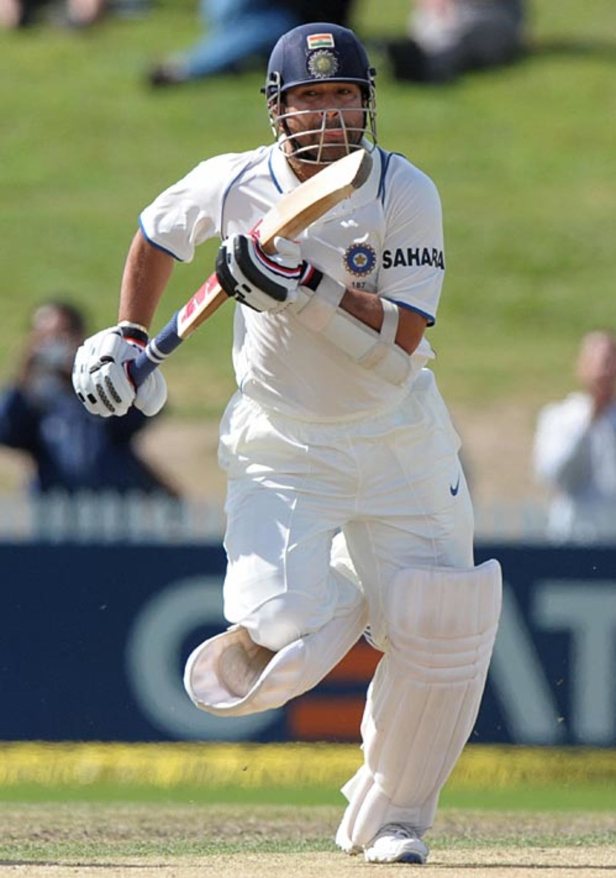 Sachin Tendulkar lets a short ball pass | ESPNcricinfo.com