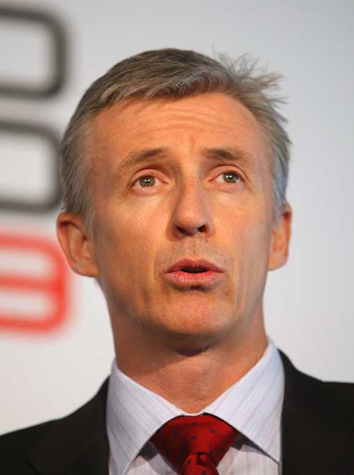 Steve Elworthy during an ICC World Twenty20 press conference at Lord's ...