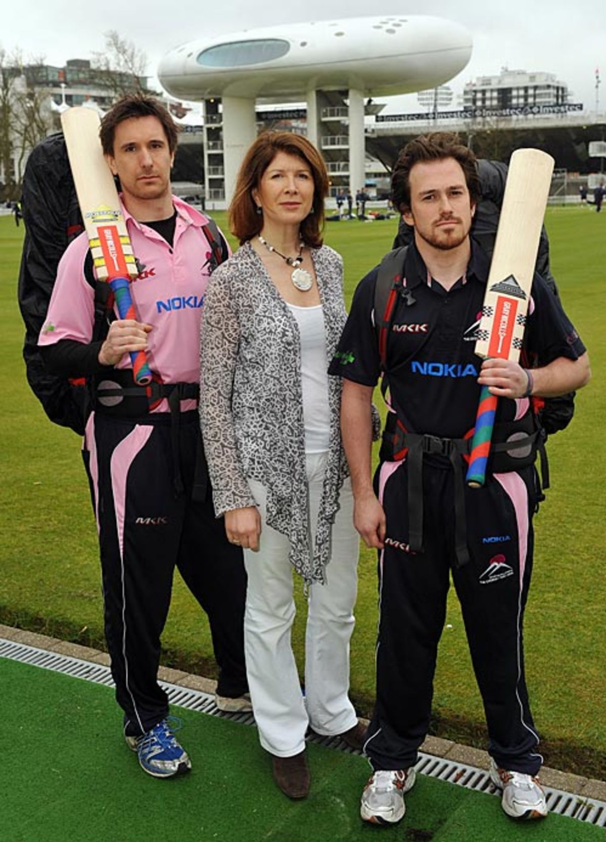 Gareth Wesley, Rebecca Stephens and Richard Kirtley, ahead of their ...