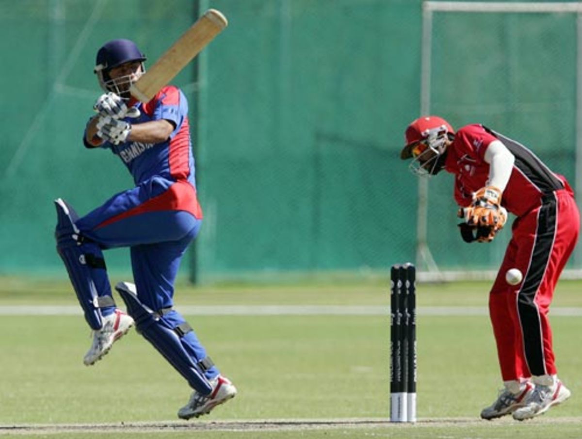 Noor Ali plays the ball down to fine leg | ESPNcricinfo.com