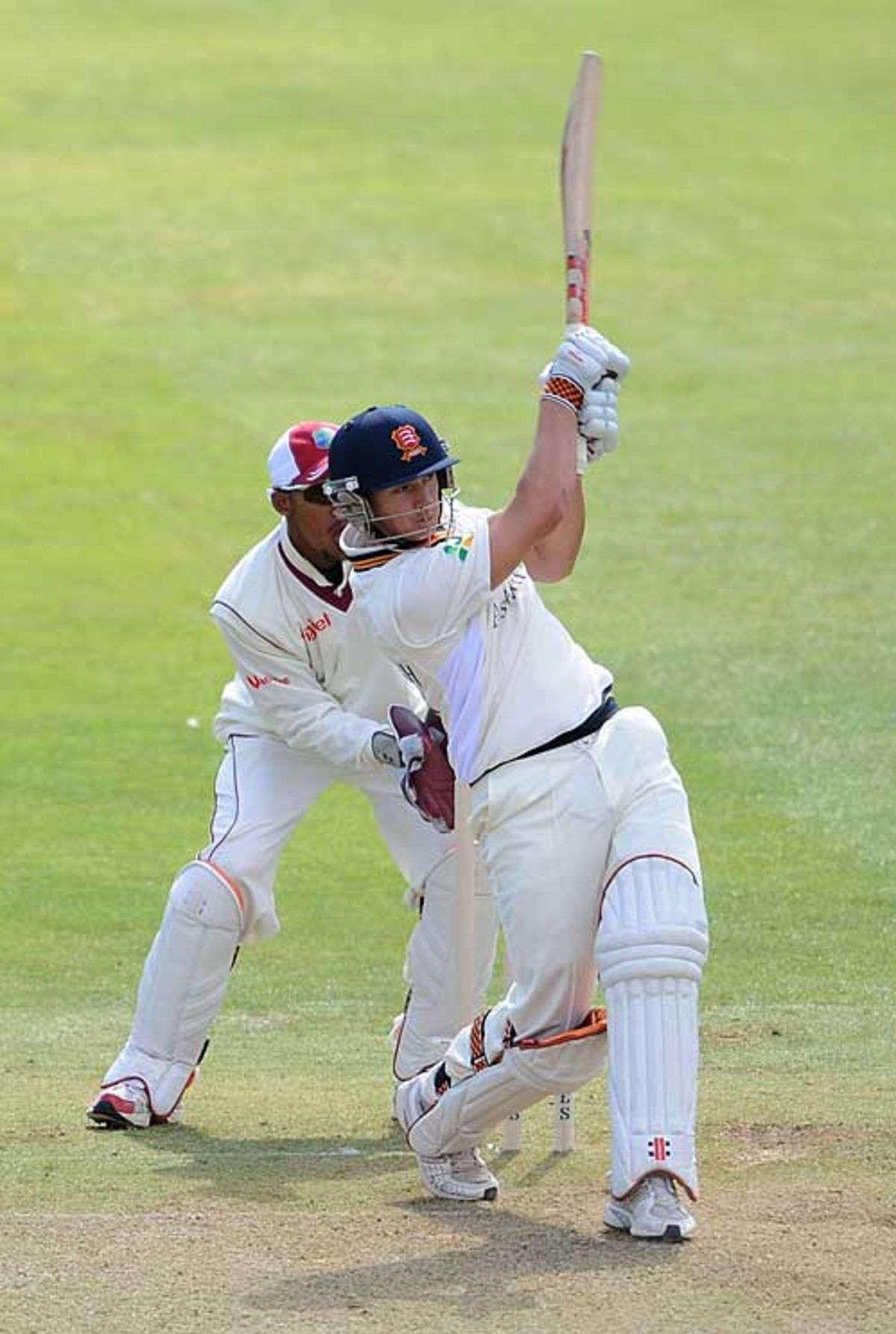 Jaik Mickleburgh goes over the top during his 58 | ESPNcricinfo.com