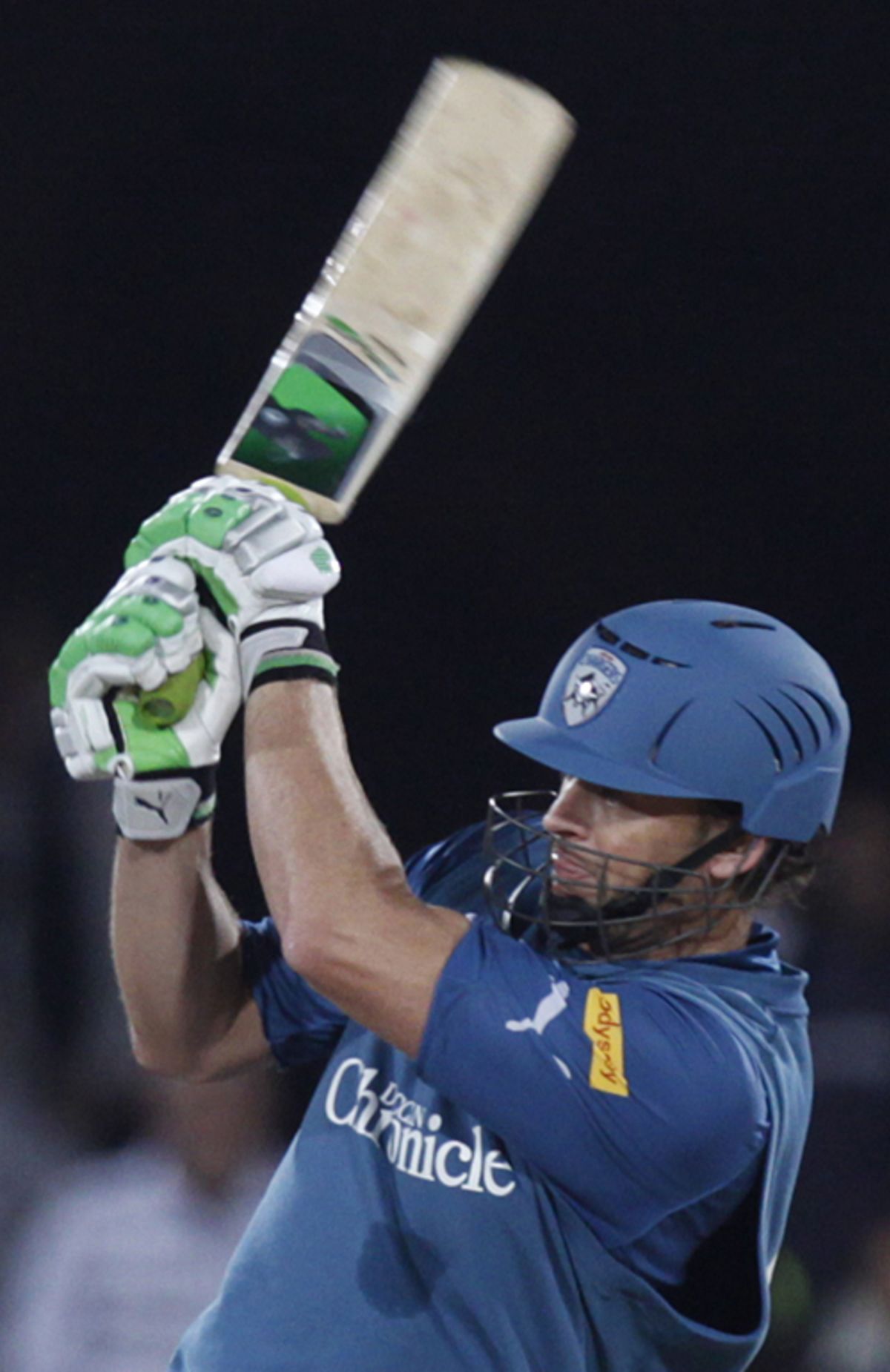 Adam Gilchrist goes over deep square leg | ESPNcricinfo.com