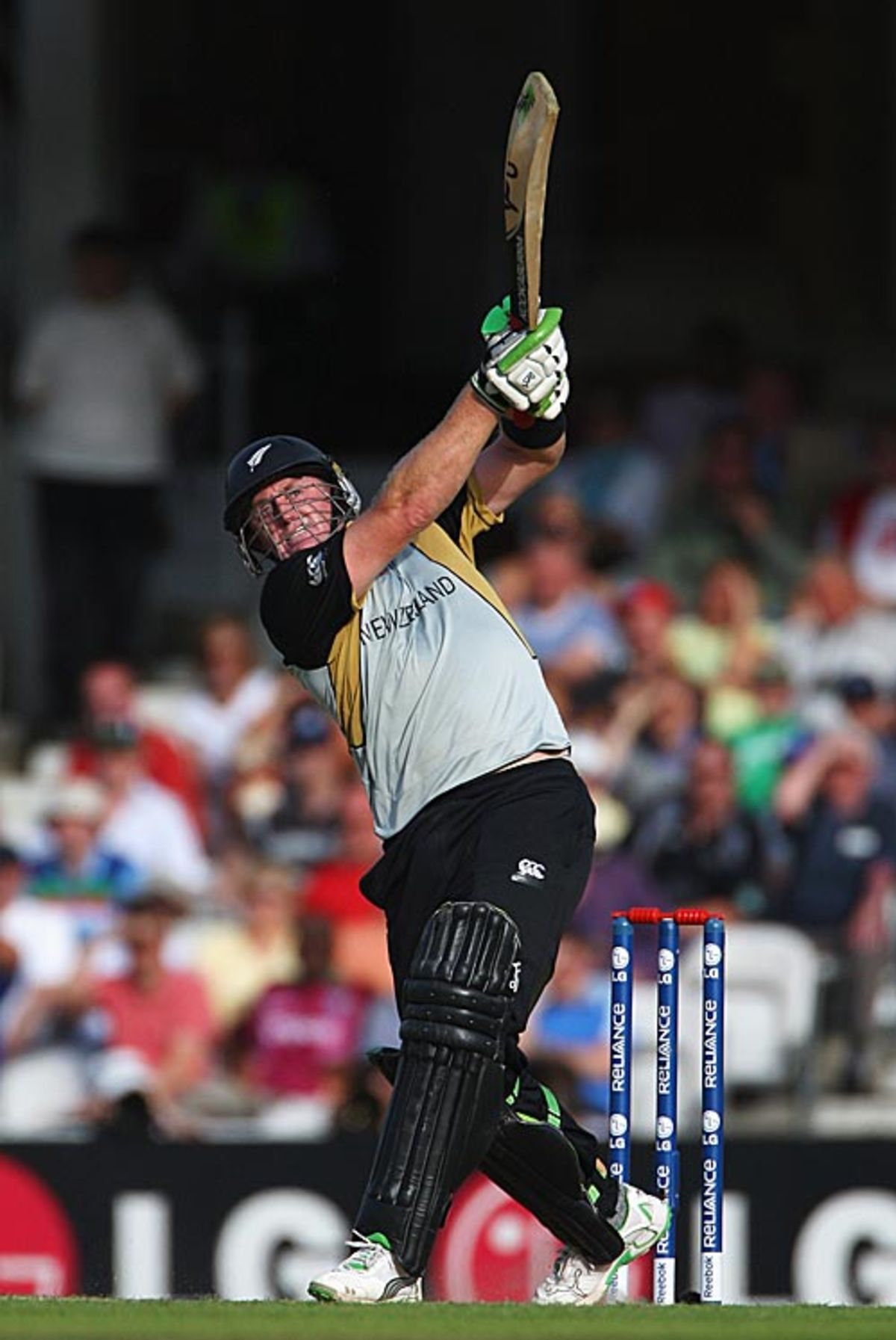 Scott Styris tries to clear the ropes | ESPNcricinfo.com