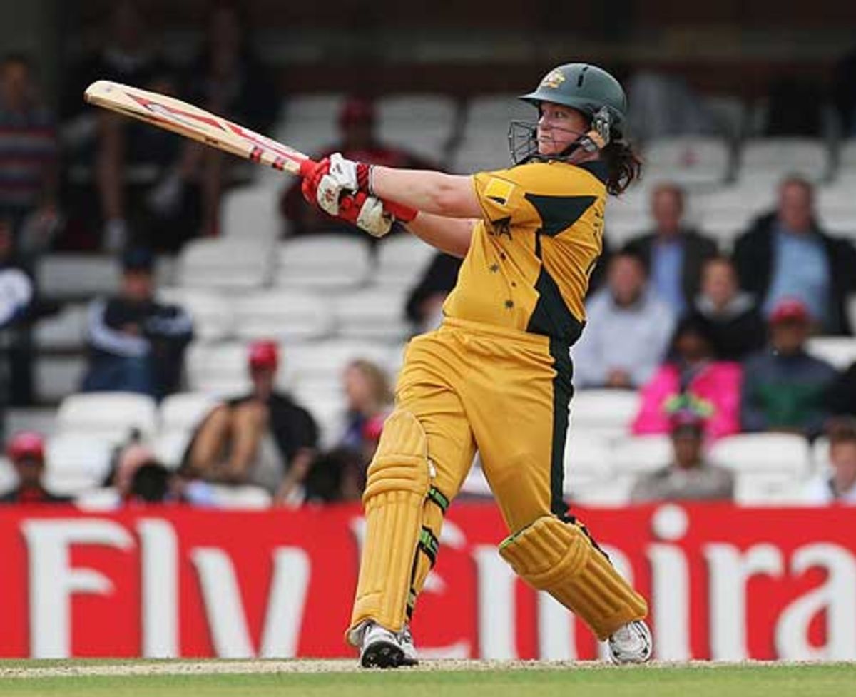 Karen Rolton pulls the ball away | ESPNcricinfo.com