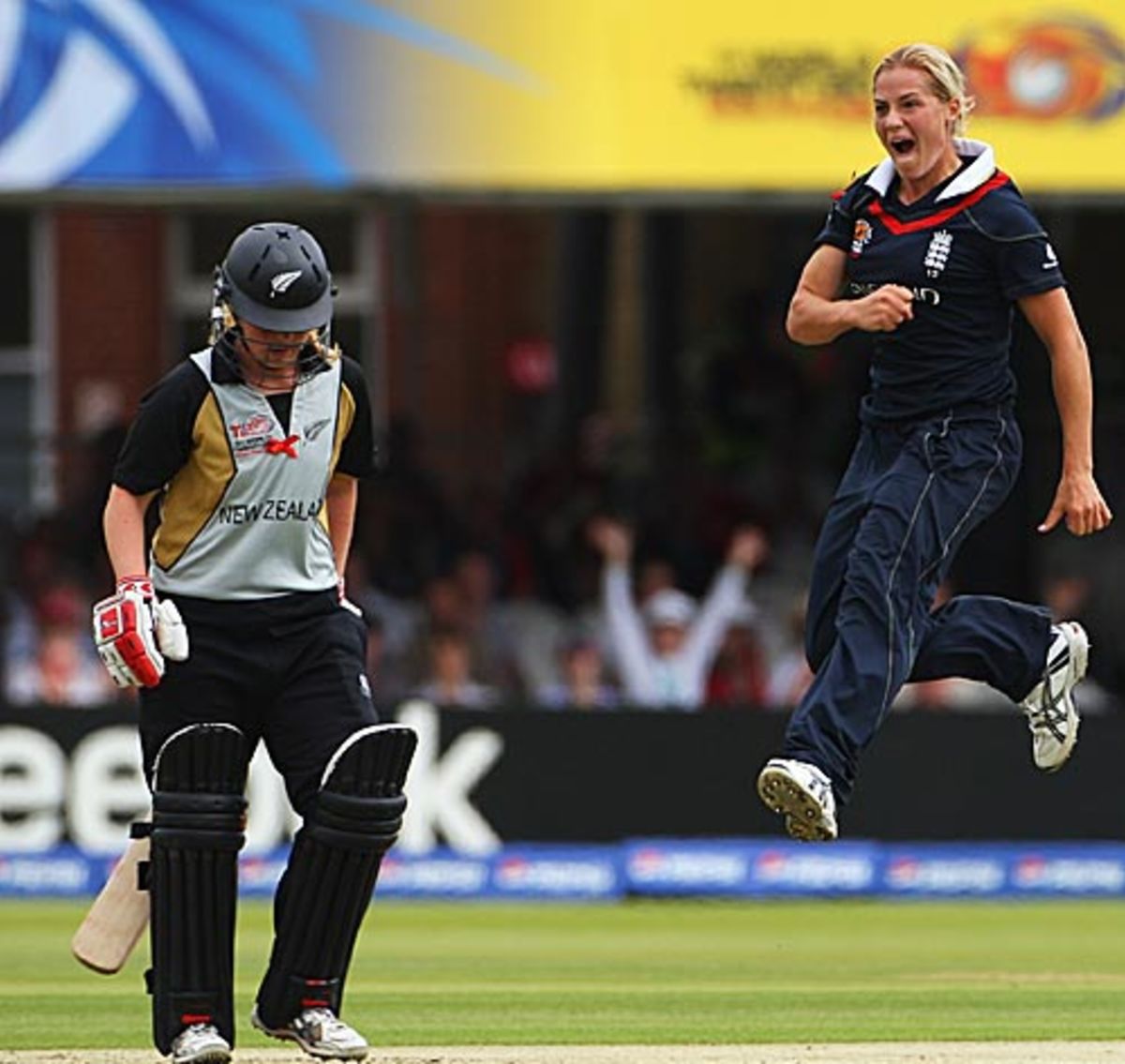 Rachel Priest was one of Katherine Brunt's three wickets | ESPNcricinfo.com