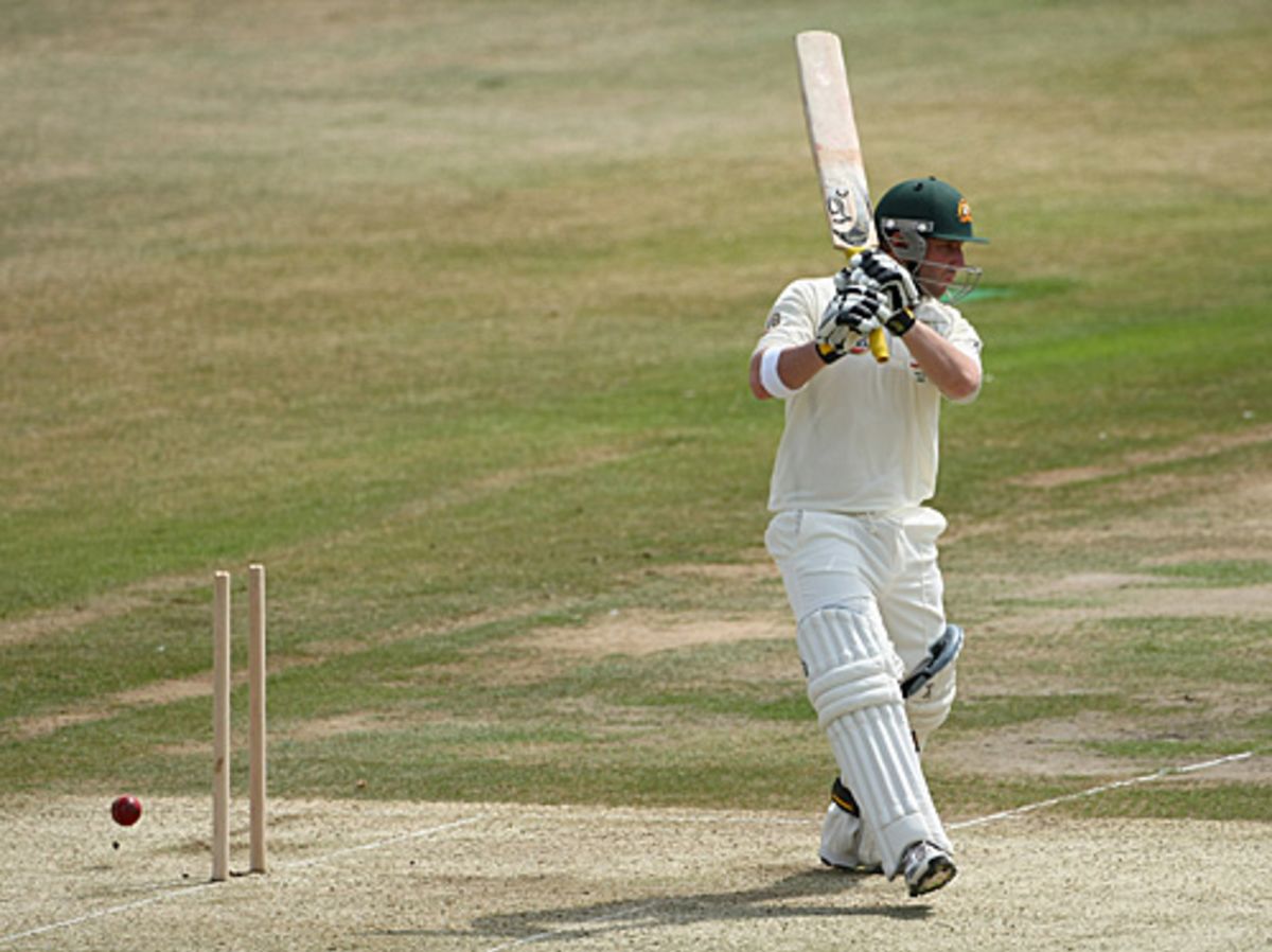 Phil Hughes loses his middle stump to Pepler Sandri | ESPNcricinfo.com