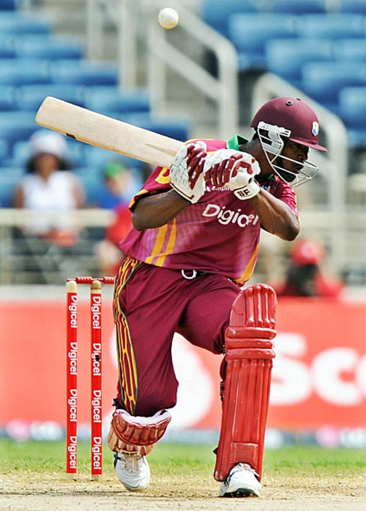 Runako Morton ducks under a bouncer | ESPNcricinfo.com