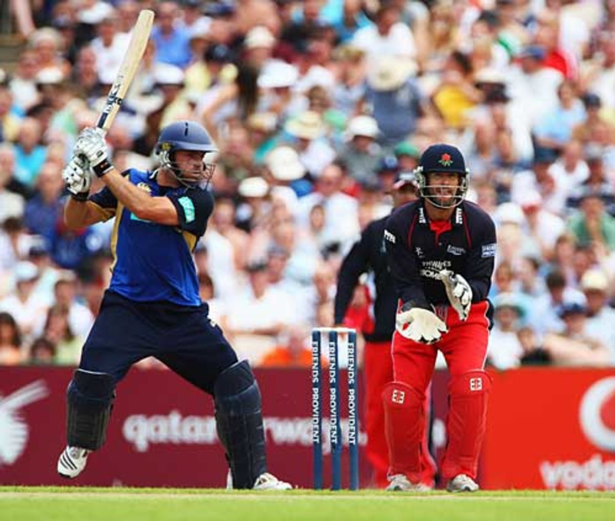 Michael Lumb drives off the back foot during his 76 | ESPNcricinfo.com