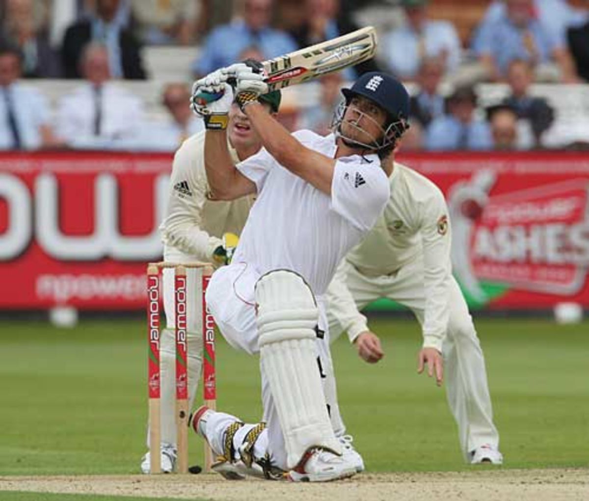 Alastair Cook goes over the leg side | ESPNcricinfo.com