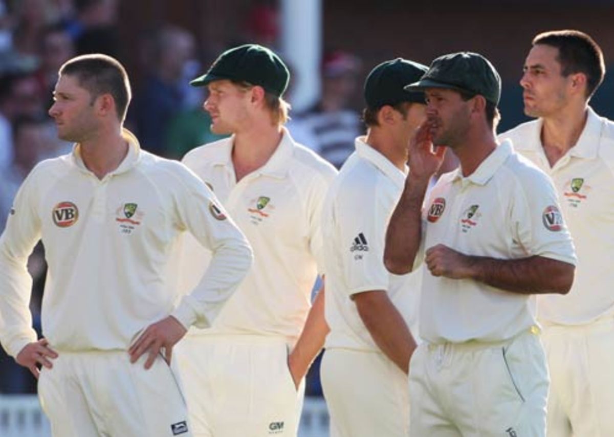 Michael Clarke, Ricky Ponting and the Australians show their ...