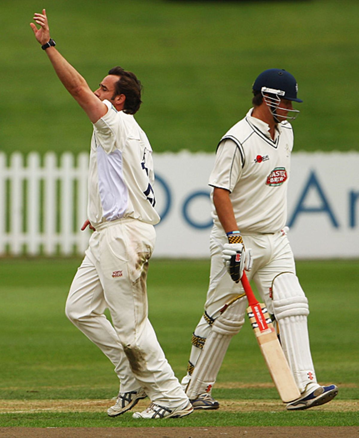 Steffan Jones celebrates the wicket of Rob Key | ESPNcricinfo.com