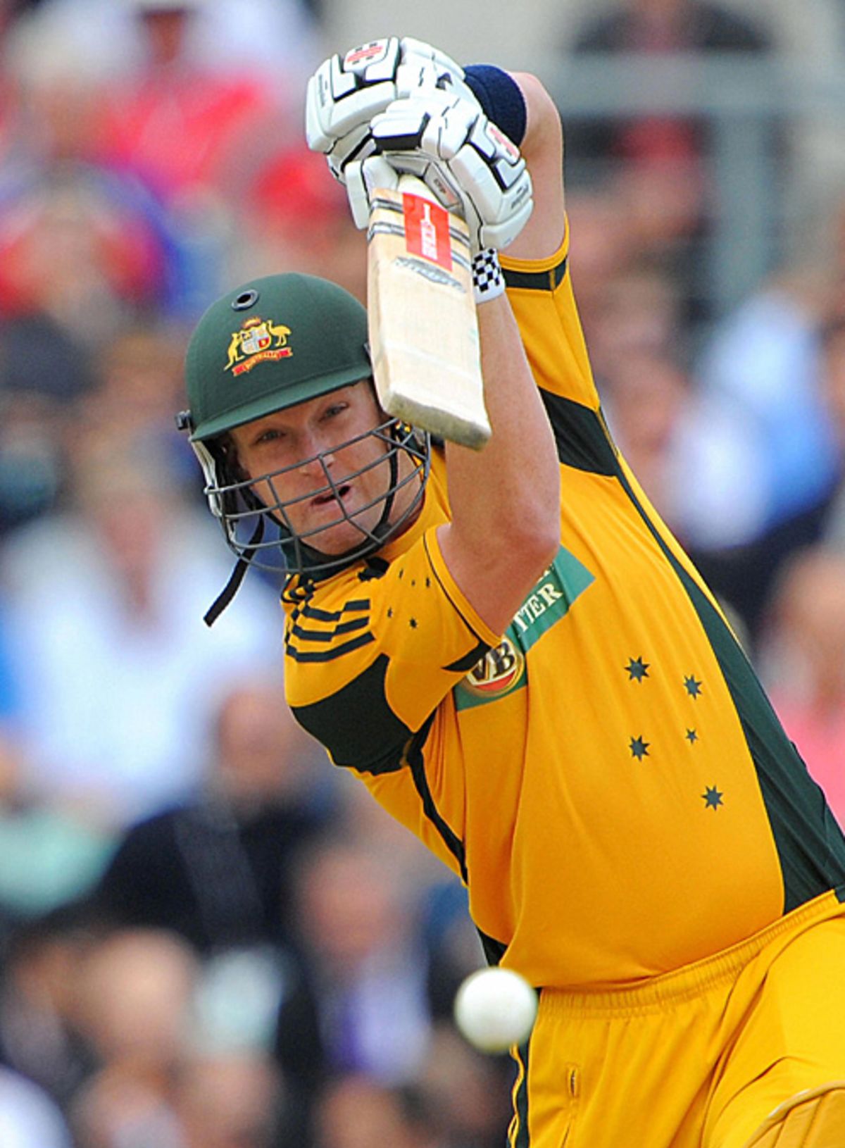 Cameron White drives firmly down the ground | ESPNcricinfo.com