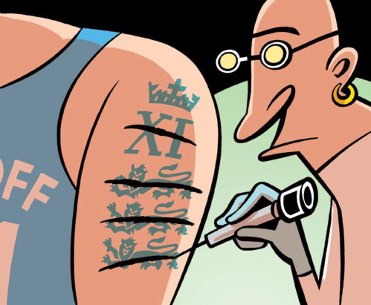Cartoon: Flintoff tattoo | ESPNcricinfo.com