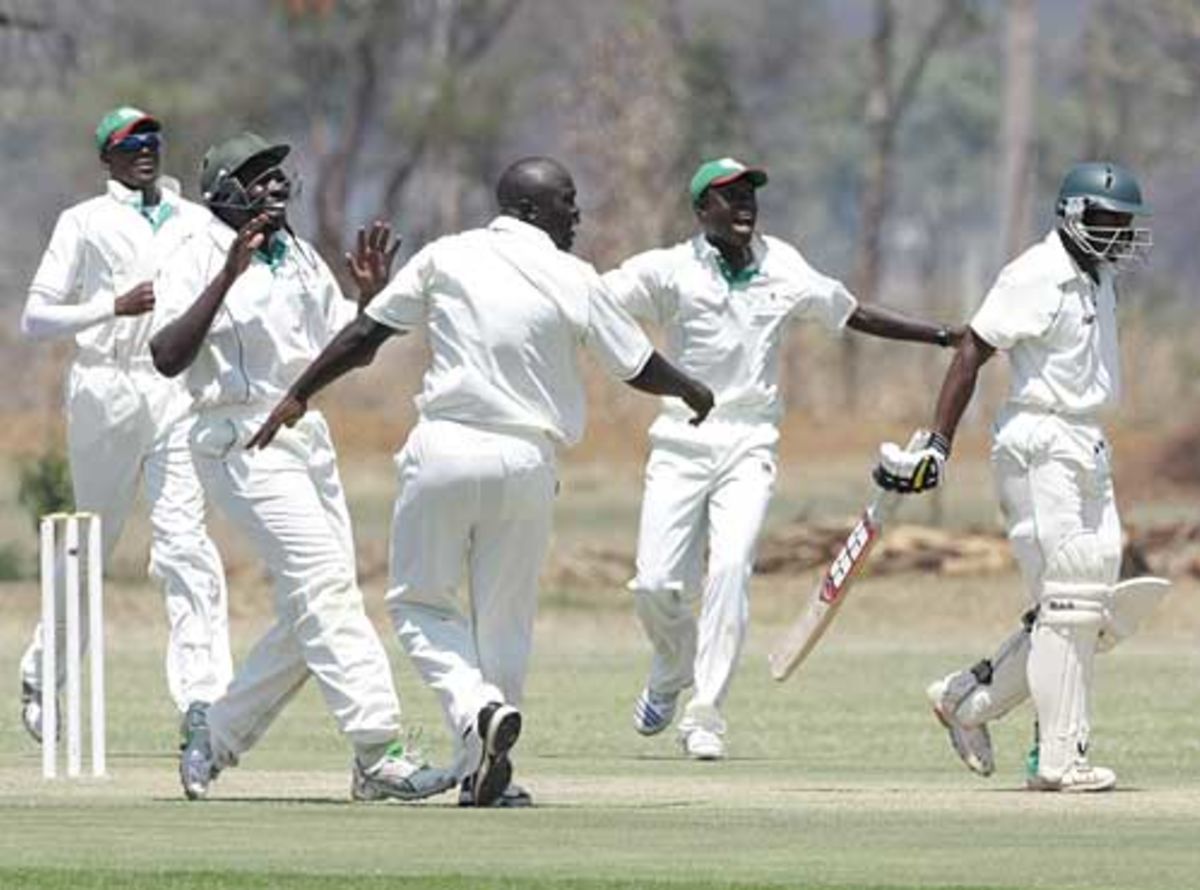 Kenya celebrate the fall of another Zimbabwe wicket | ESPNcricinfo.com