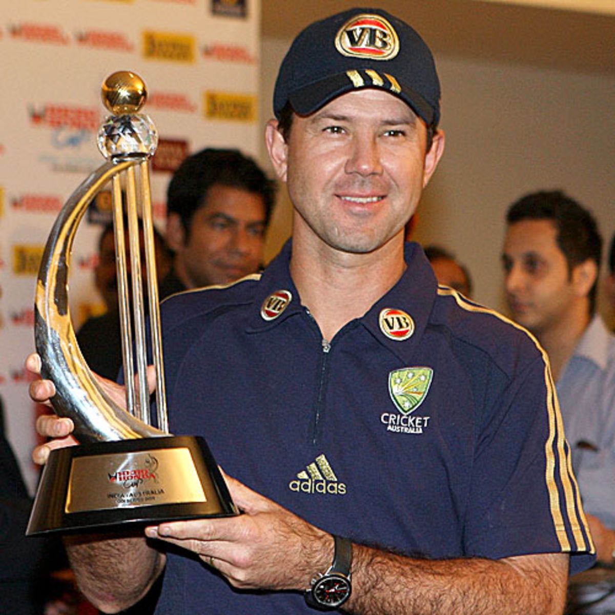 Ricky Ponting and MS Dhoni are in good spirits ahead of the ...