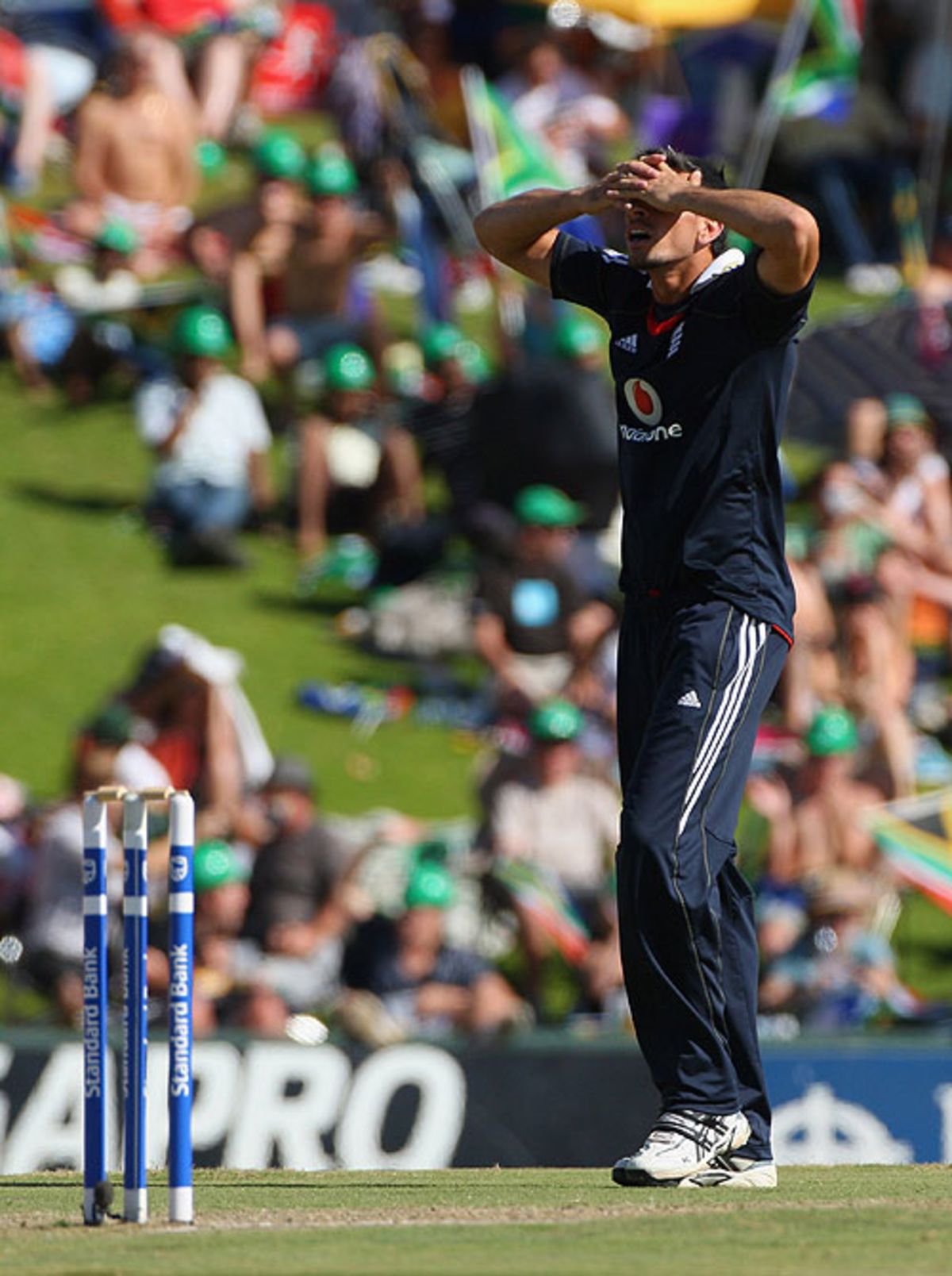 Sajid Mahmood went for more than 15 runs per over in a wayward day's ...