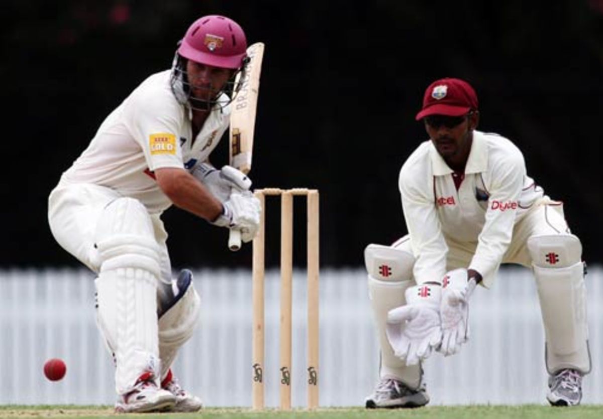 Wade Townsend watches the ball closely | ESPNcricinfo.com