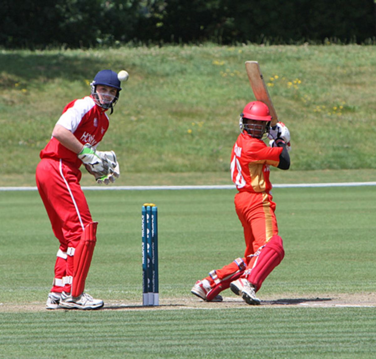 Aditya Kanthan grabbed the first wicket against Canada U19 ...