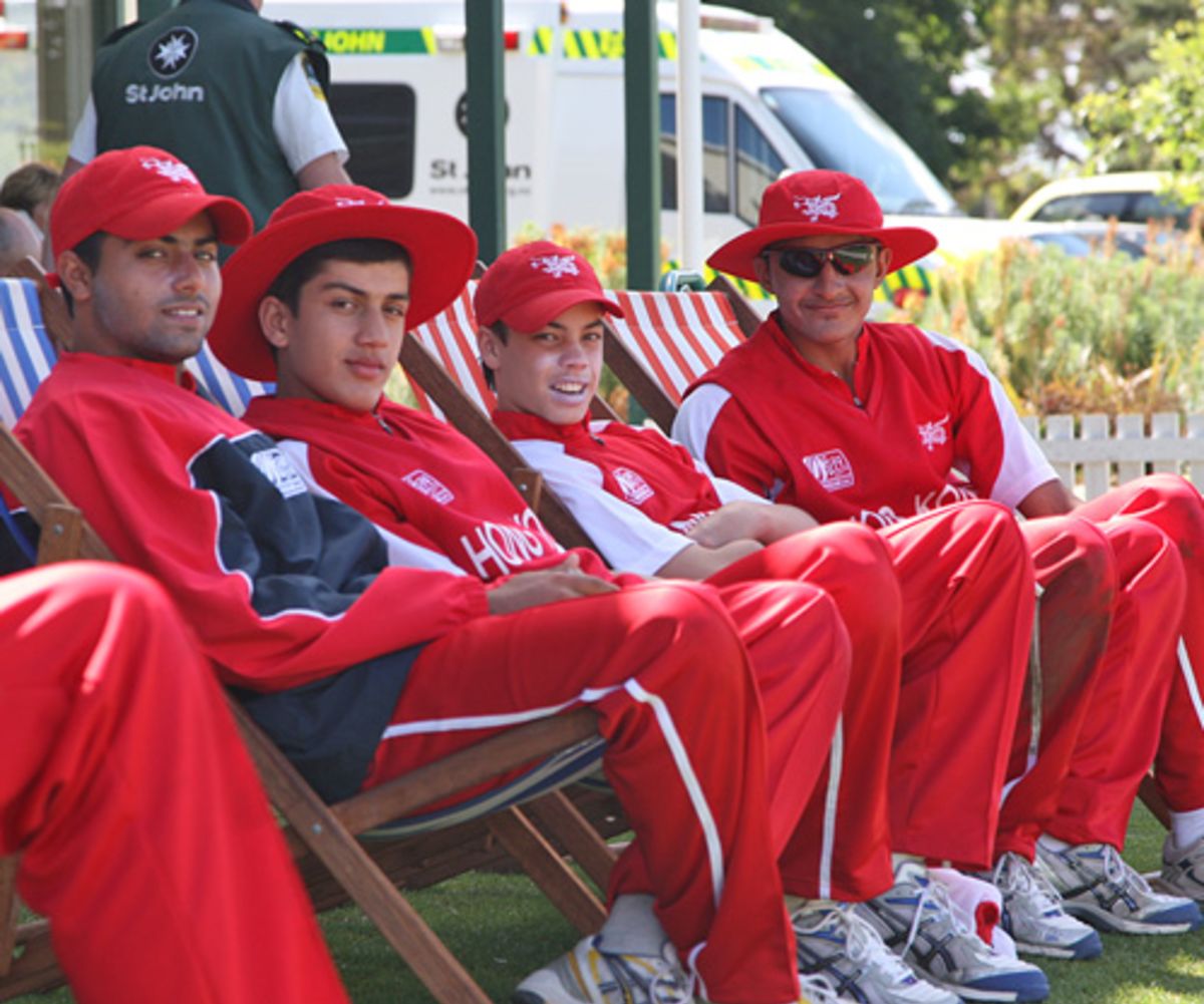 Niaz Ali, Aizaz Khan, Mark Chapman and Nizakat Khan enjoying the ...