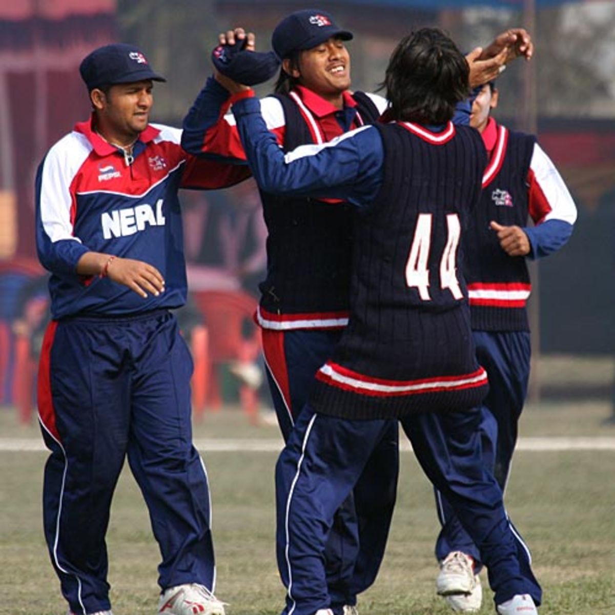 Nepal players celebrate a wicket | ESPNcricinfo.com