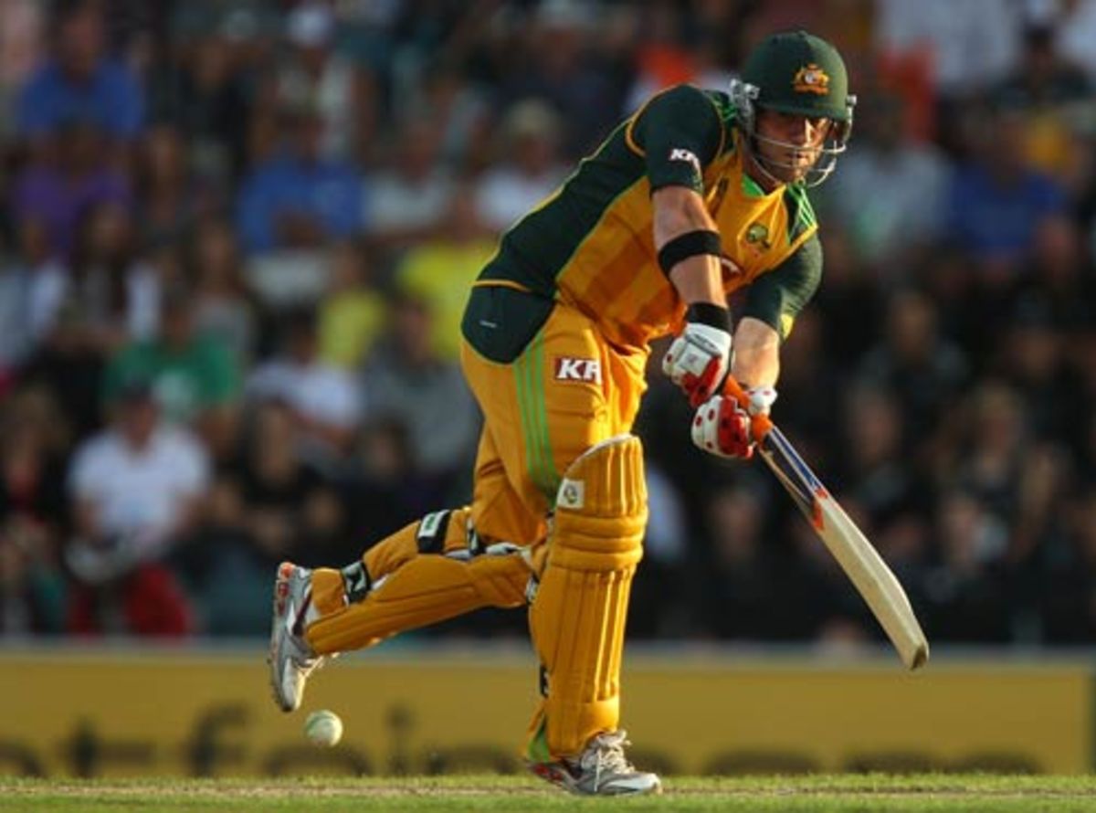 Travis Birt clips to the leg side | ESPNcricinfo.com