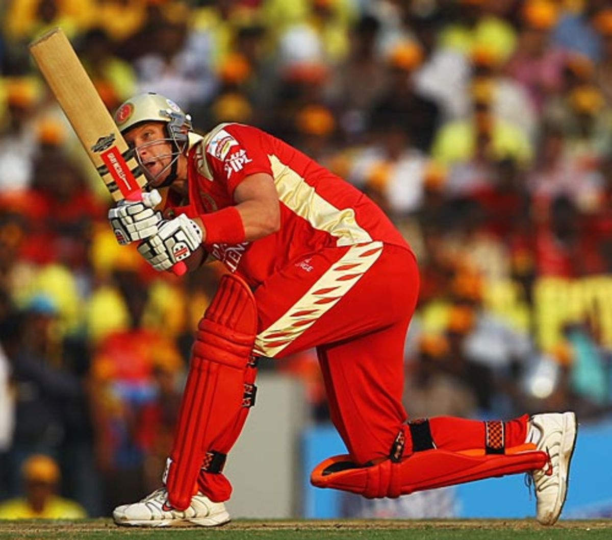 Cameron White lofts over the leg side | ESPNcricinfo.com