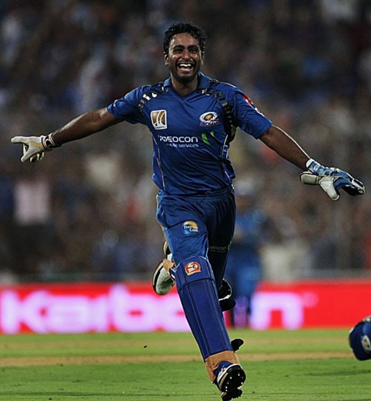 Ambati Rayudu is ecstatic after stumping Kevin Pietersen | ESPNcricinfo.com