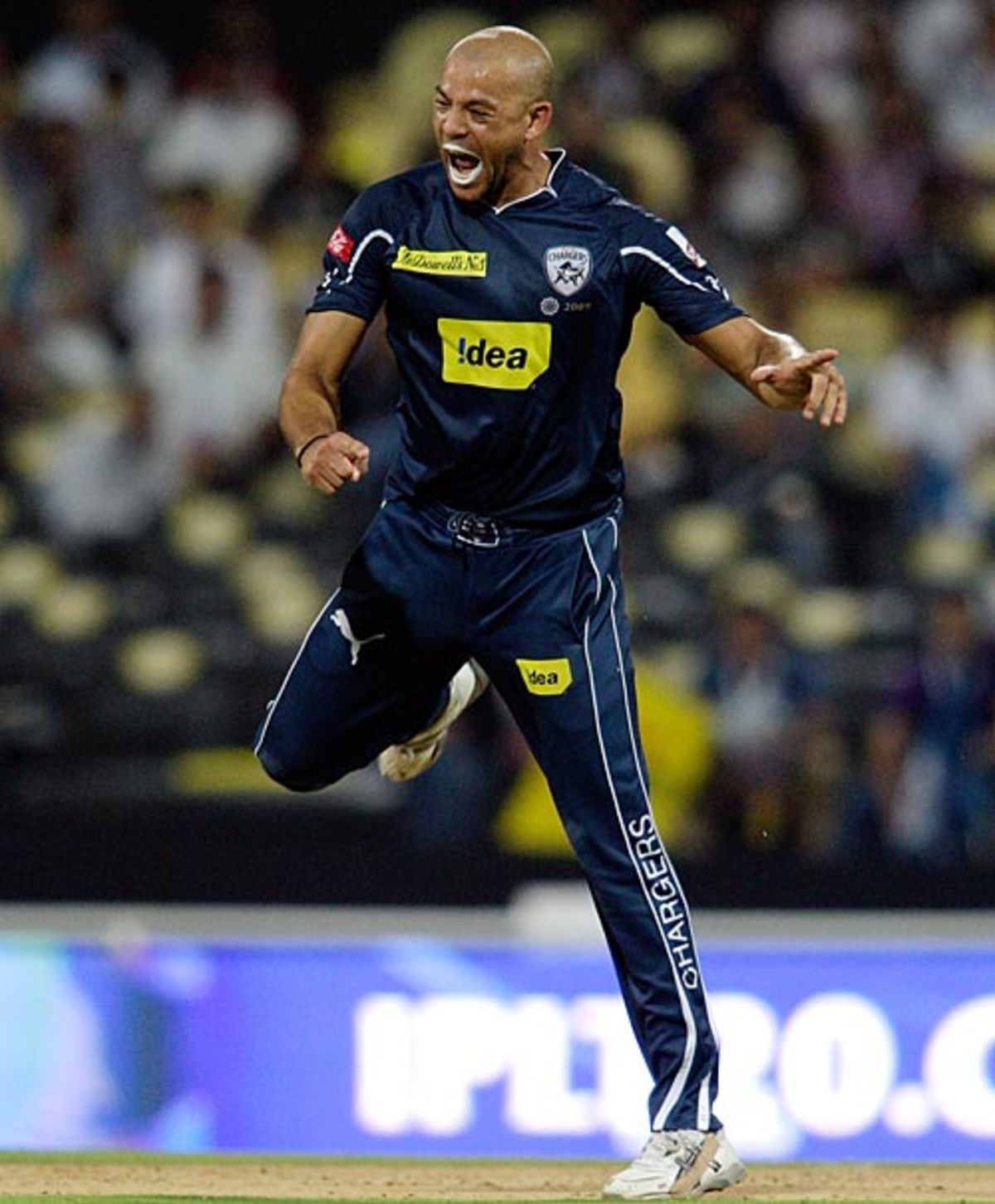 Andrew Symonds celebrates the wicket of Suresh Raina | ESPNcricinfo.com