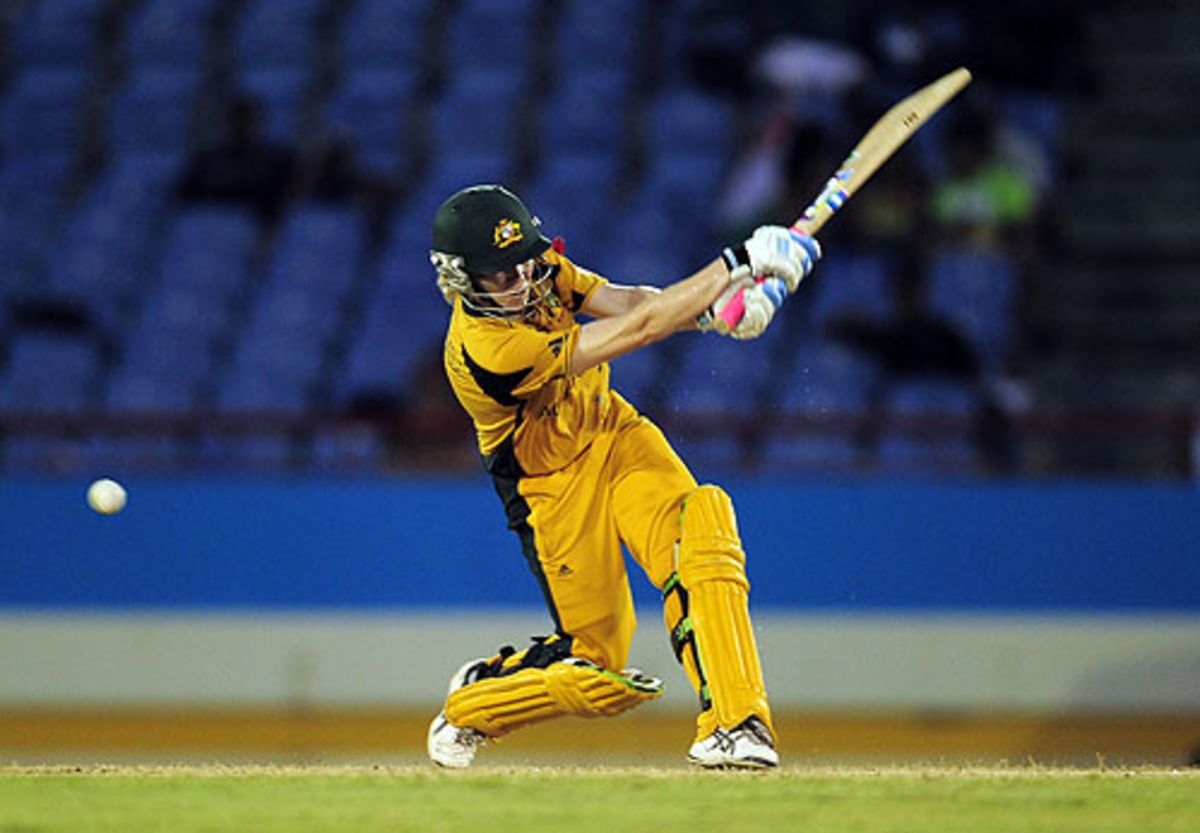 Alex Blackwell's innings came to an end with a stumping off Priyanka ...