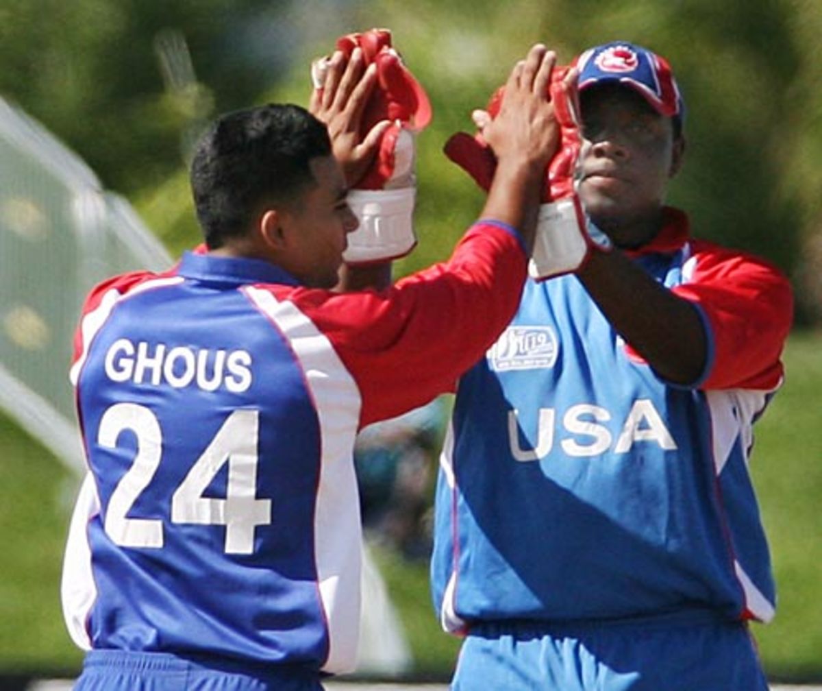 Muhammad Ghous celebrates Dean Morgan's wicket | ESPNcricinfo.com