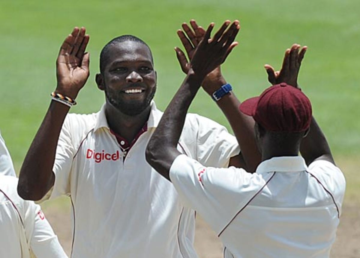 Sulieman Benn celebrates the fall of Graeme Smith | ESPNcricinfo.com