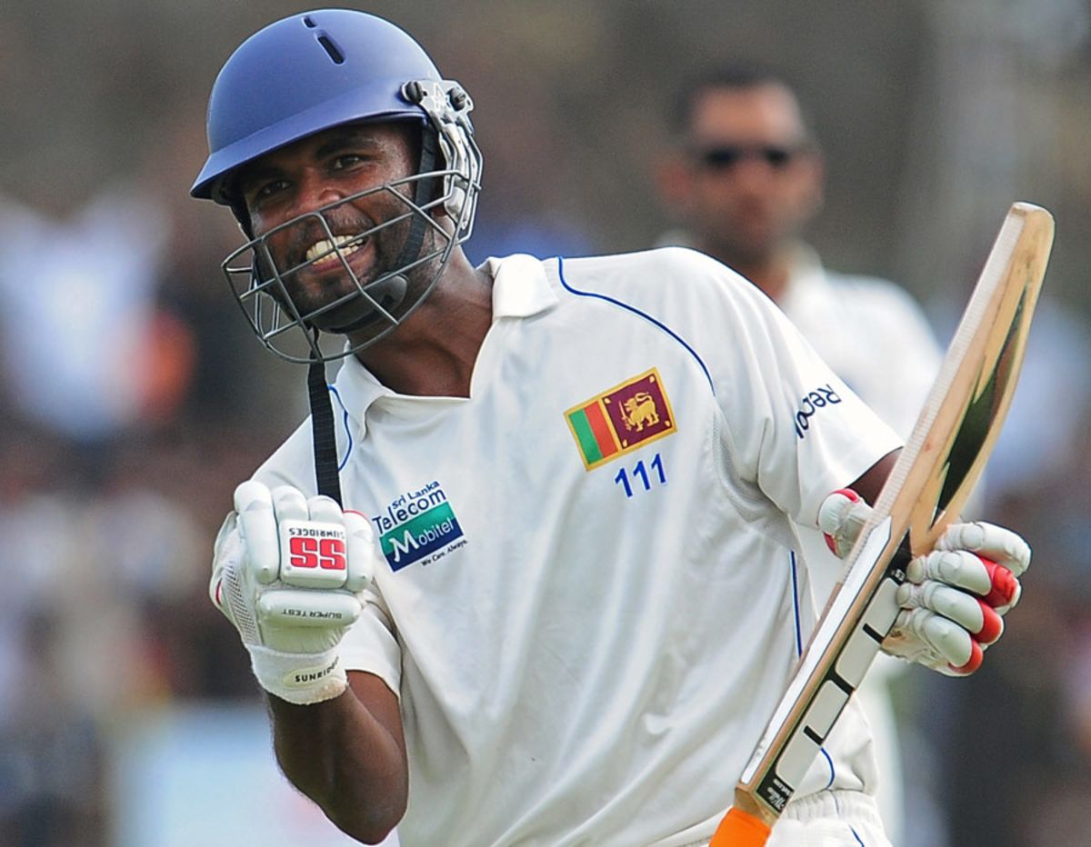 Tharanga Paranavitana drives the ball down the ground | ESPNcricinfo.com