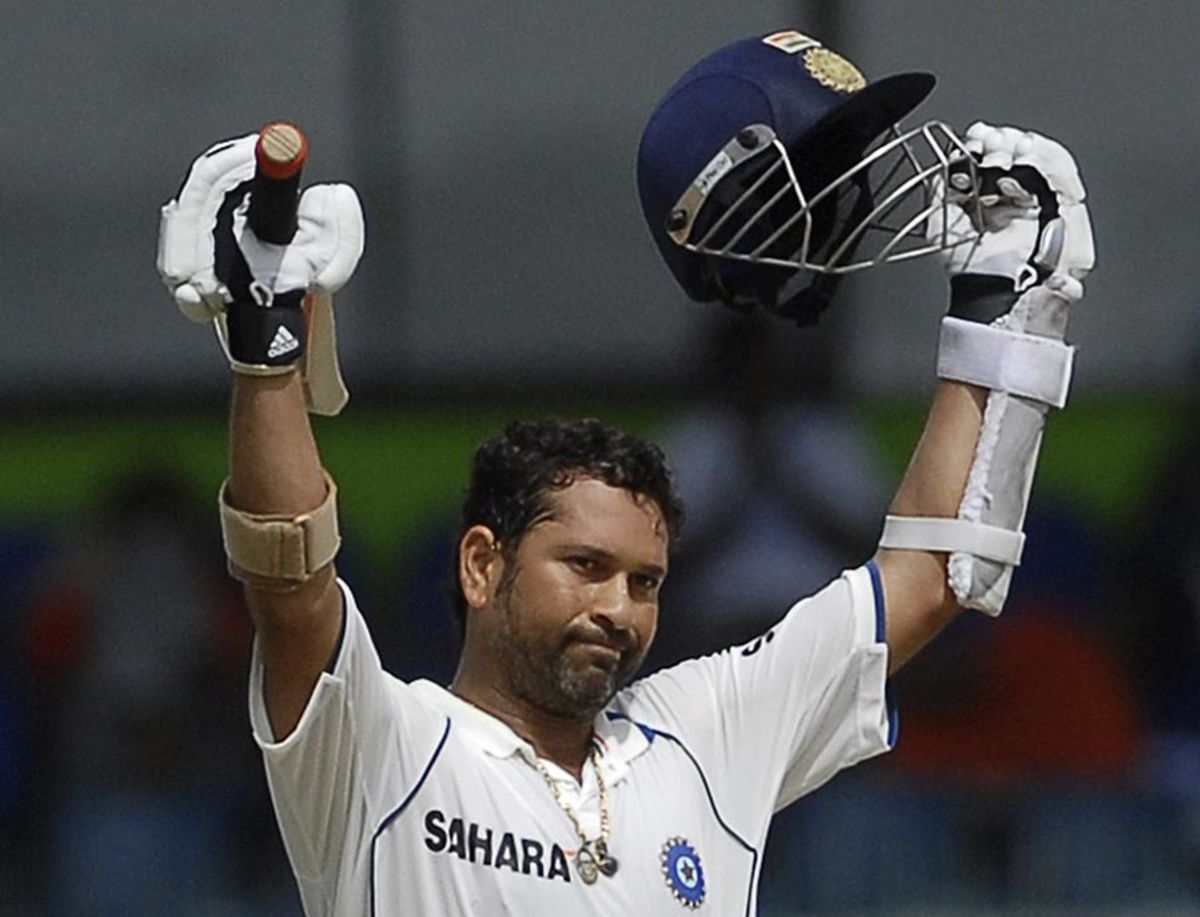 Sachin Tendulkar reached his fifth double-century in Tests ...