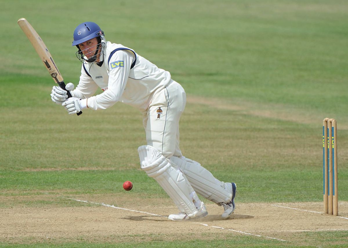 Dominic Cork extended Hampshire's first-innings lead with an unbeaten ...