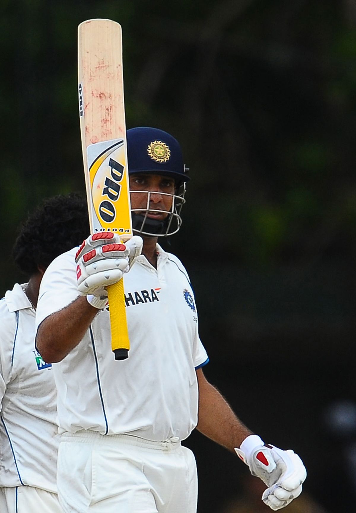 VVS Laxman acknowledges his half-century | ESPNcricinfo.com