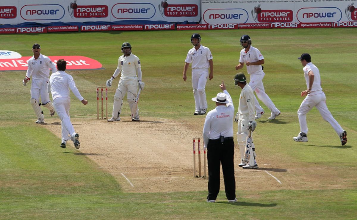 Matt Prior celebrates after stumping Umar Amin | ESPNcricinfo.com