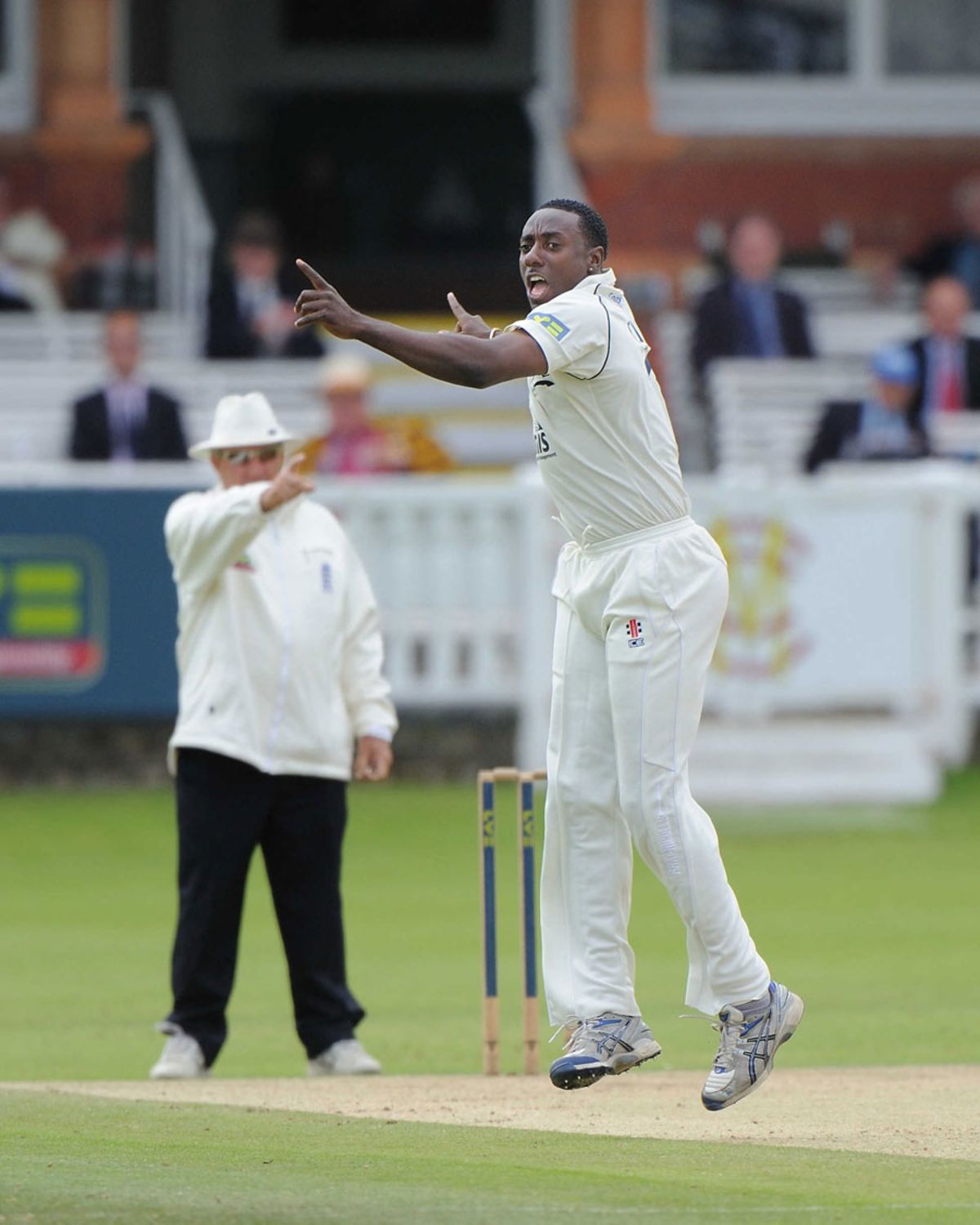 Pedro Collins struck early as Middlesex battled hard on the fourth day ...