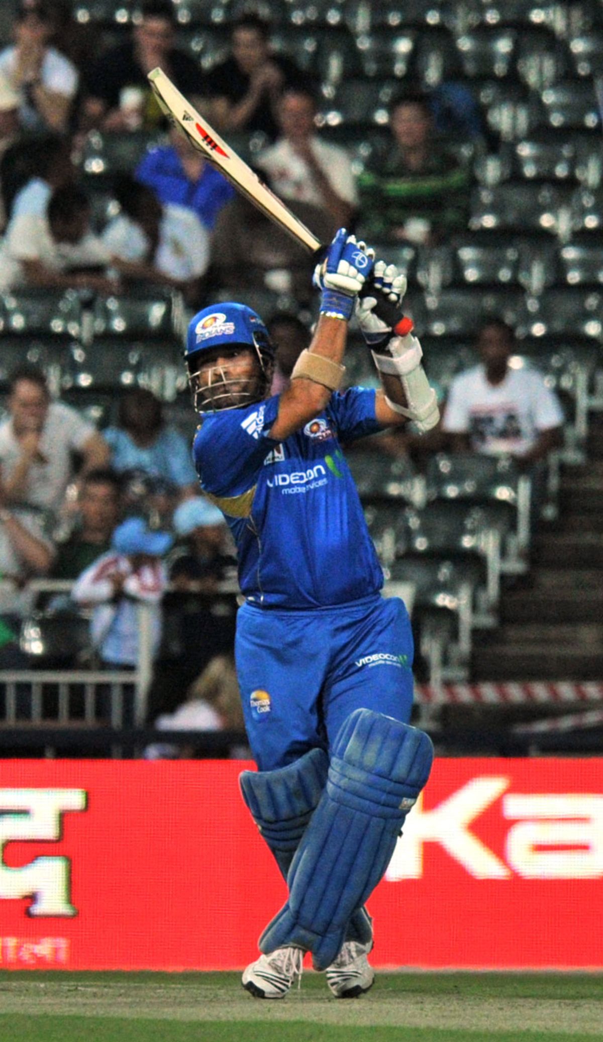 Sachin Tendulkar lofts one over the infield | ESPNcricinfo.com