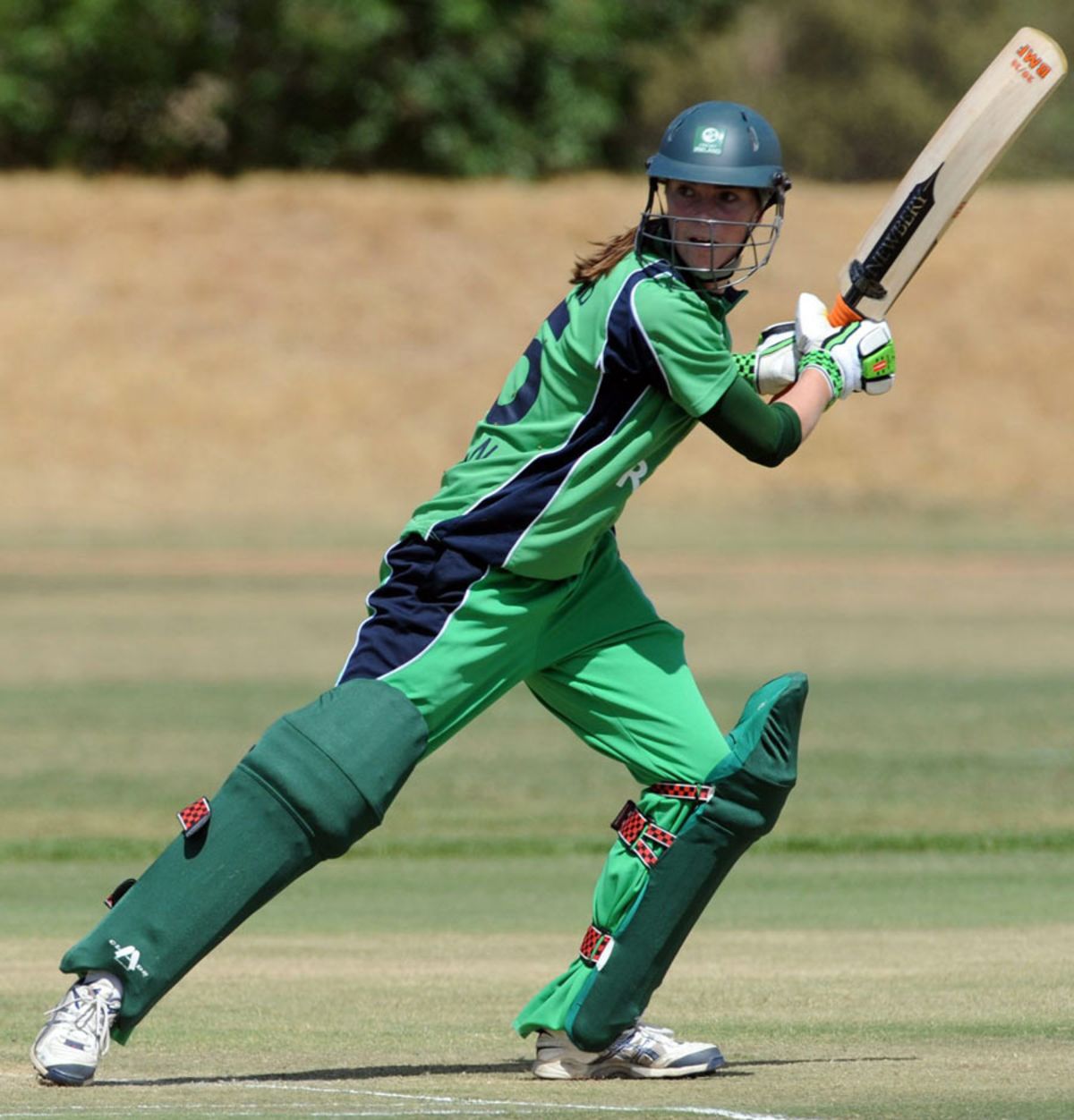 Ireland's batsman Nikki Symmons smashed 86 off 48 deliveries ...