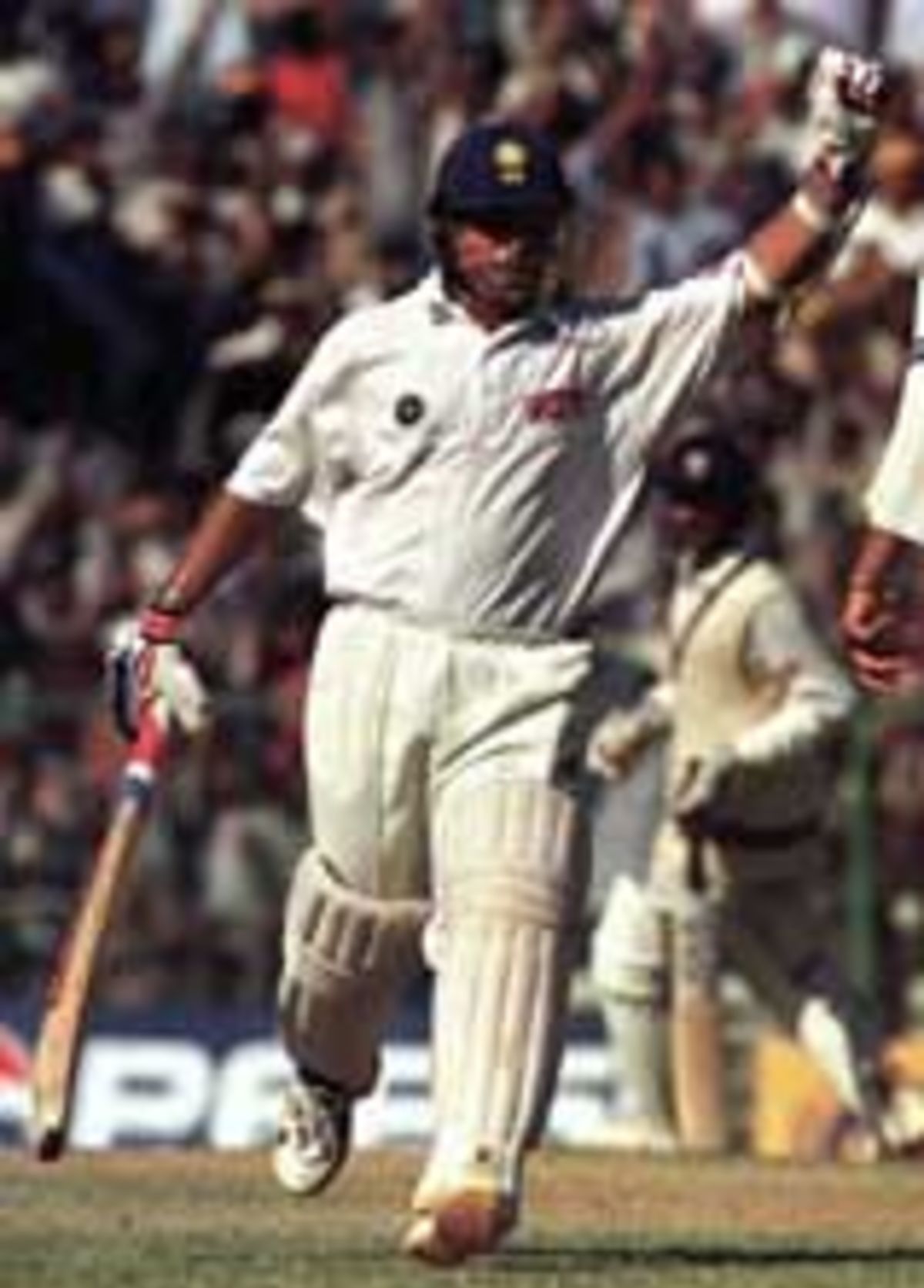 Sachin Tendulkar celebrates his century against Pakistan | ESPNcricinfo.com