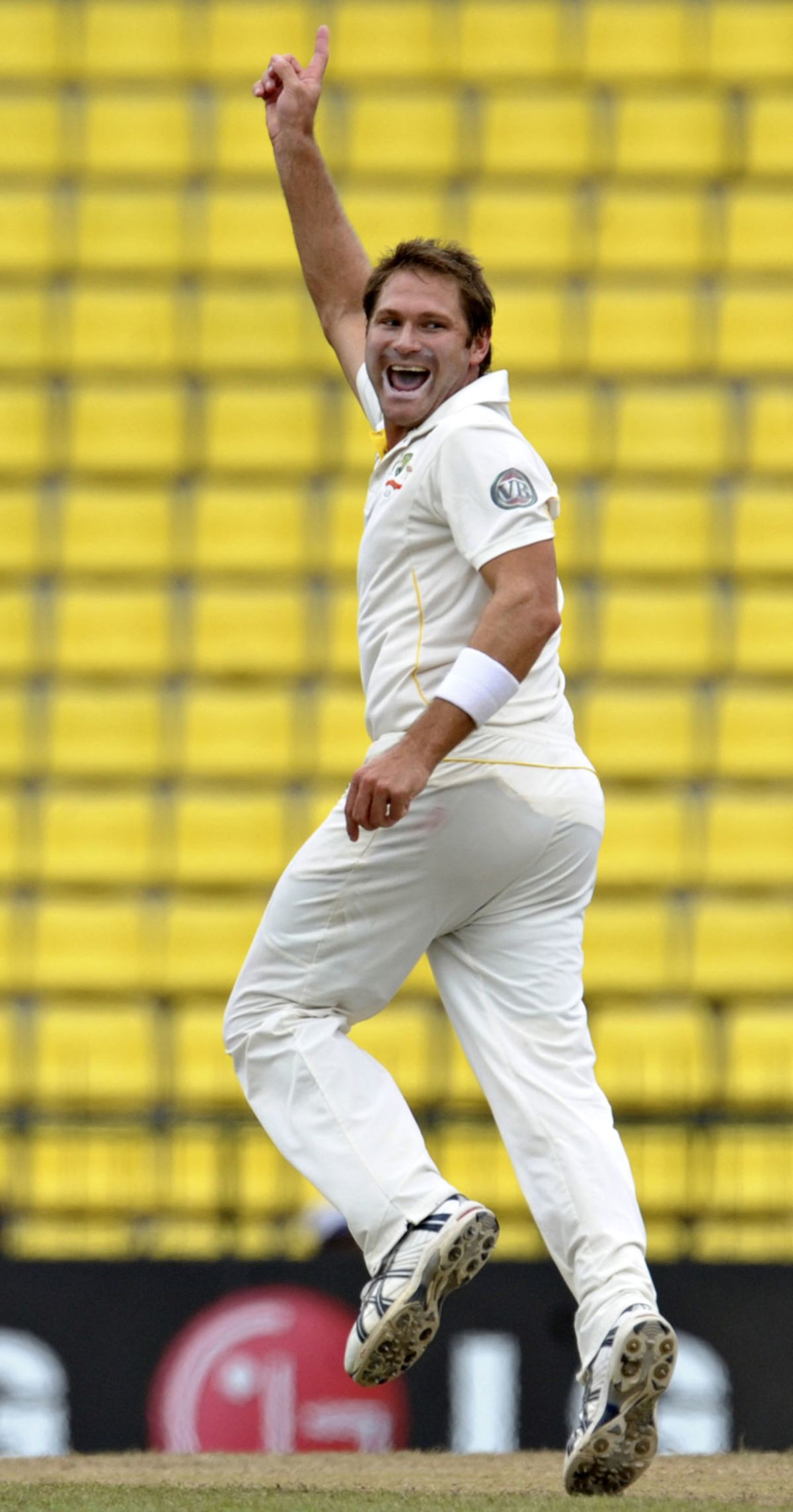 Ryan Harris was once again the best of the Australian bowlers ...