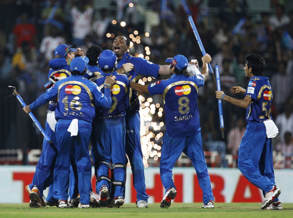Mumbai Indians' players are ecstatic after winning the CLT20 ...