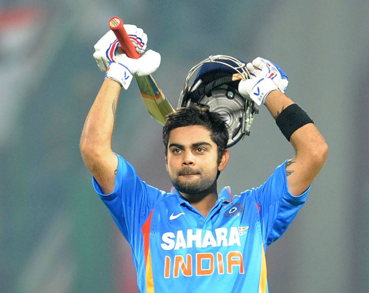 Virat Kohli reaches his hundred as India race to victory | ESPNcricinfo.com