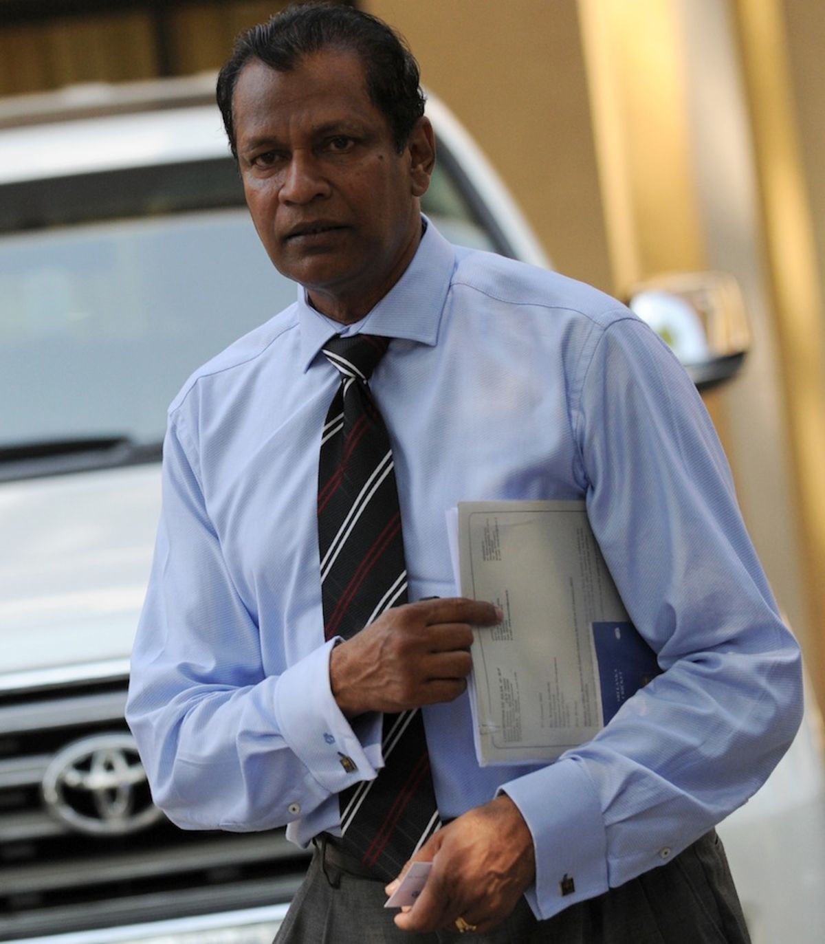 Upali Dharmadasa was elected unopposed as Sri Lanka Cricket's president ...