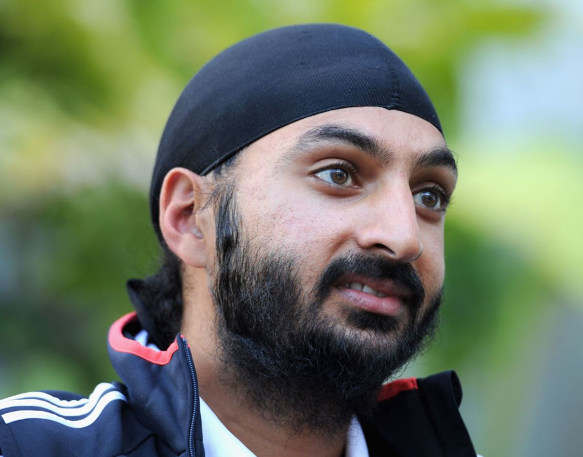 Monty Panesar at a press conference | ESPNcricinfo.com
