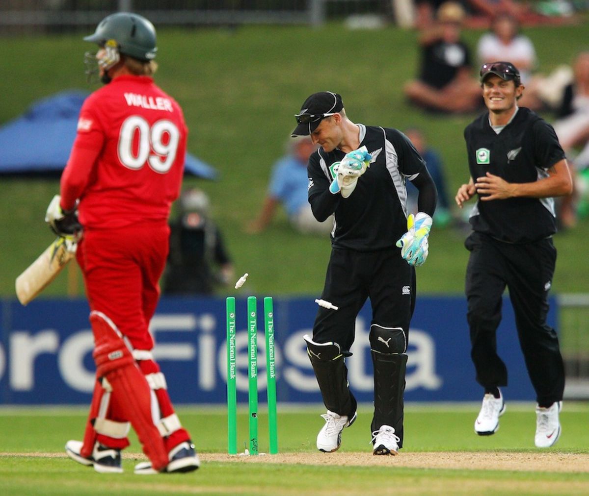 A view of the cricket at McLean Park | ESPNcricinfo.com