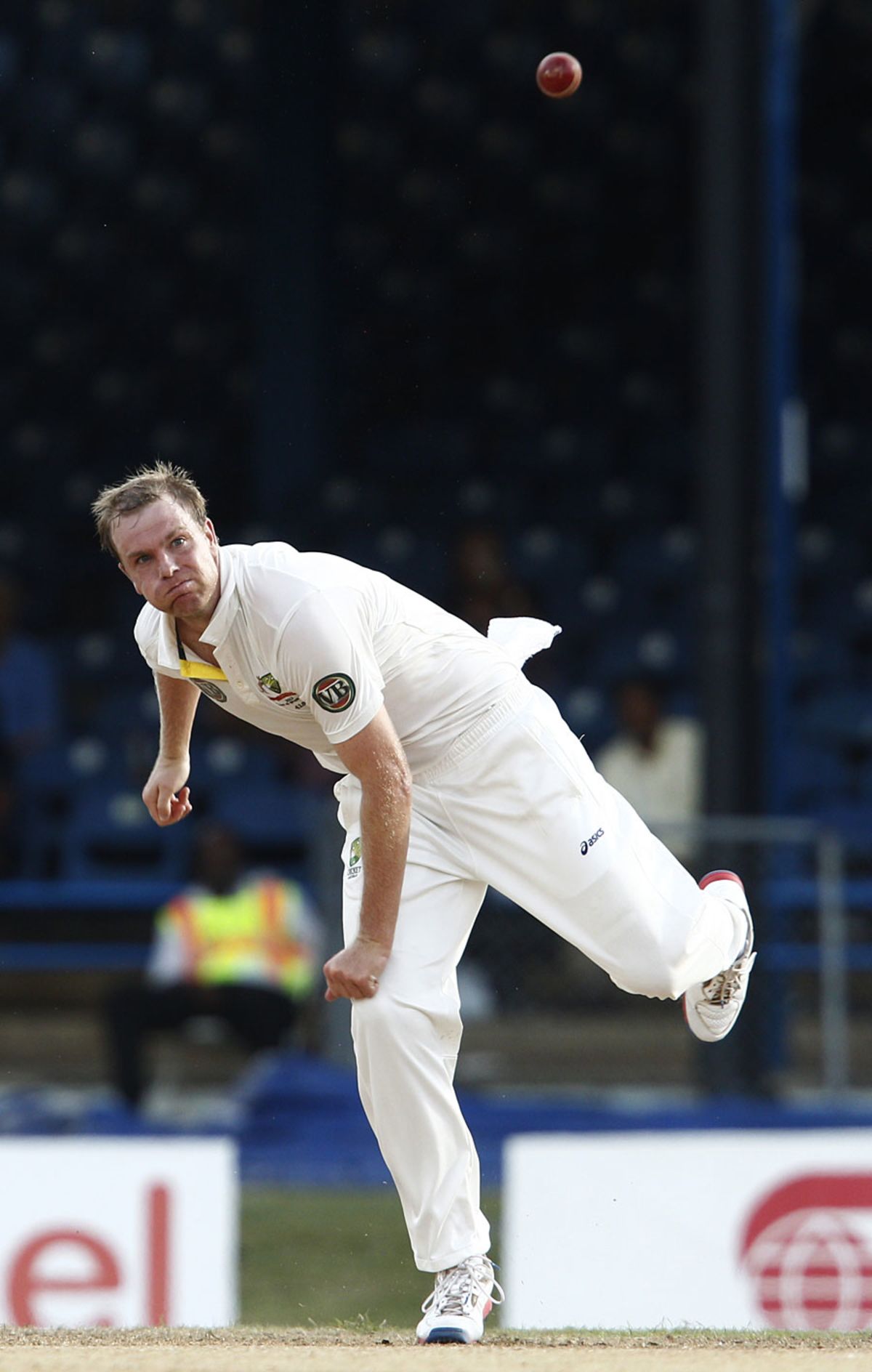 Michael Beer was given the new ball and claimed an early wicket ...